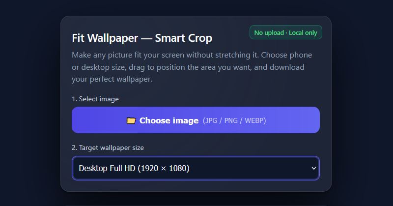 Fit Wallpaper to Any Screen Size Online Free — HDPeek.com