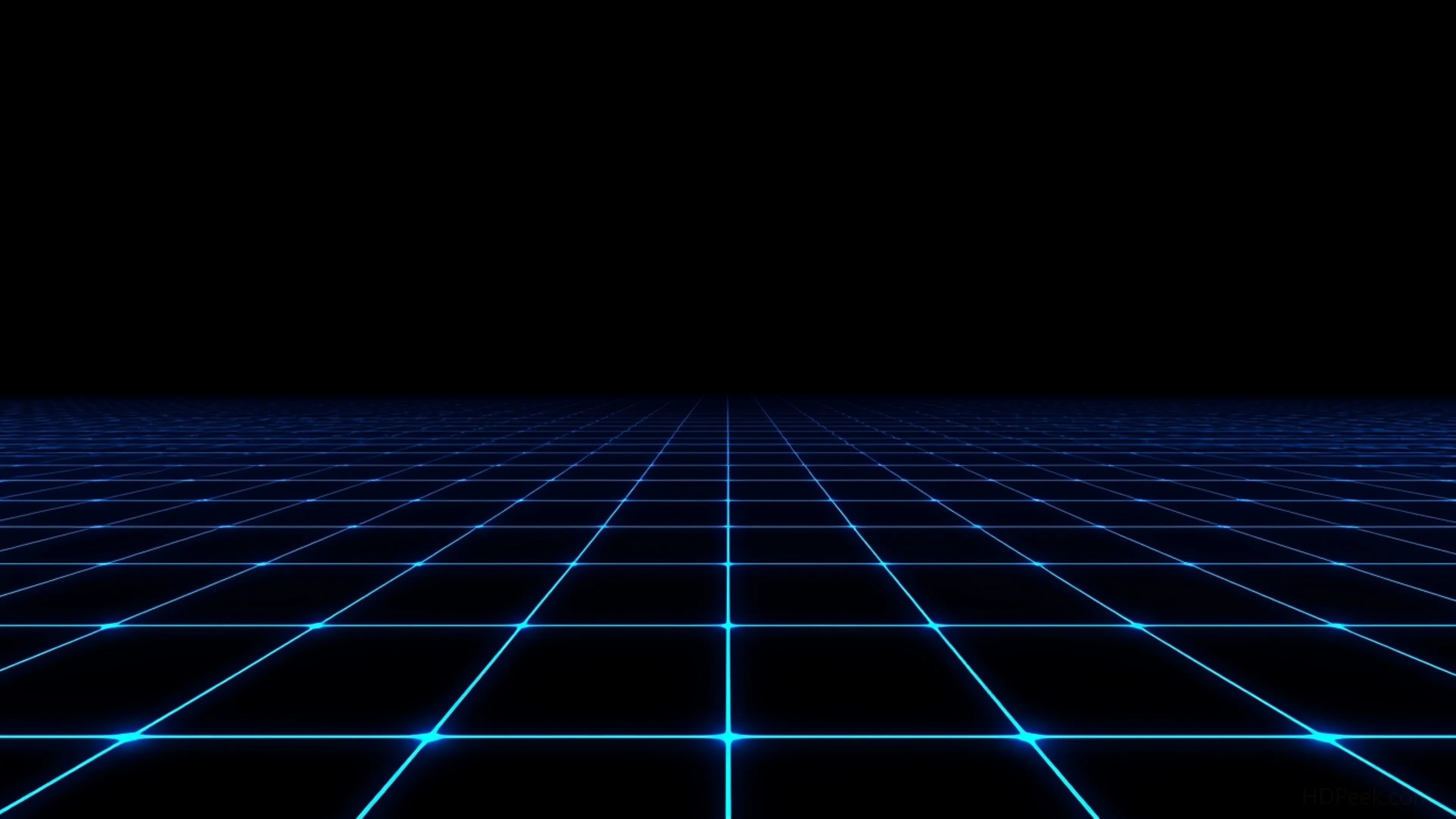 Minimalist Grid System Blue Over Black Wallpaper 4K UHD (3840x2160 ...