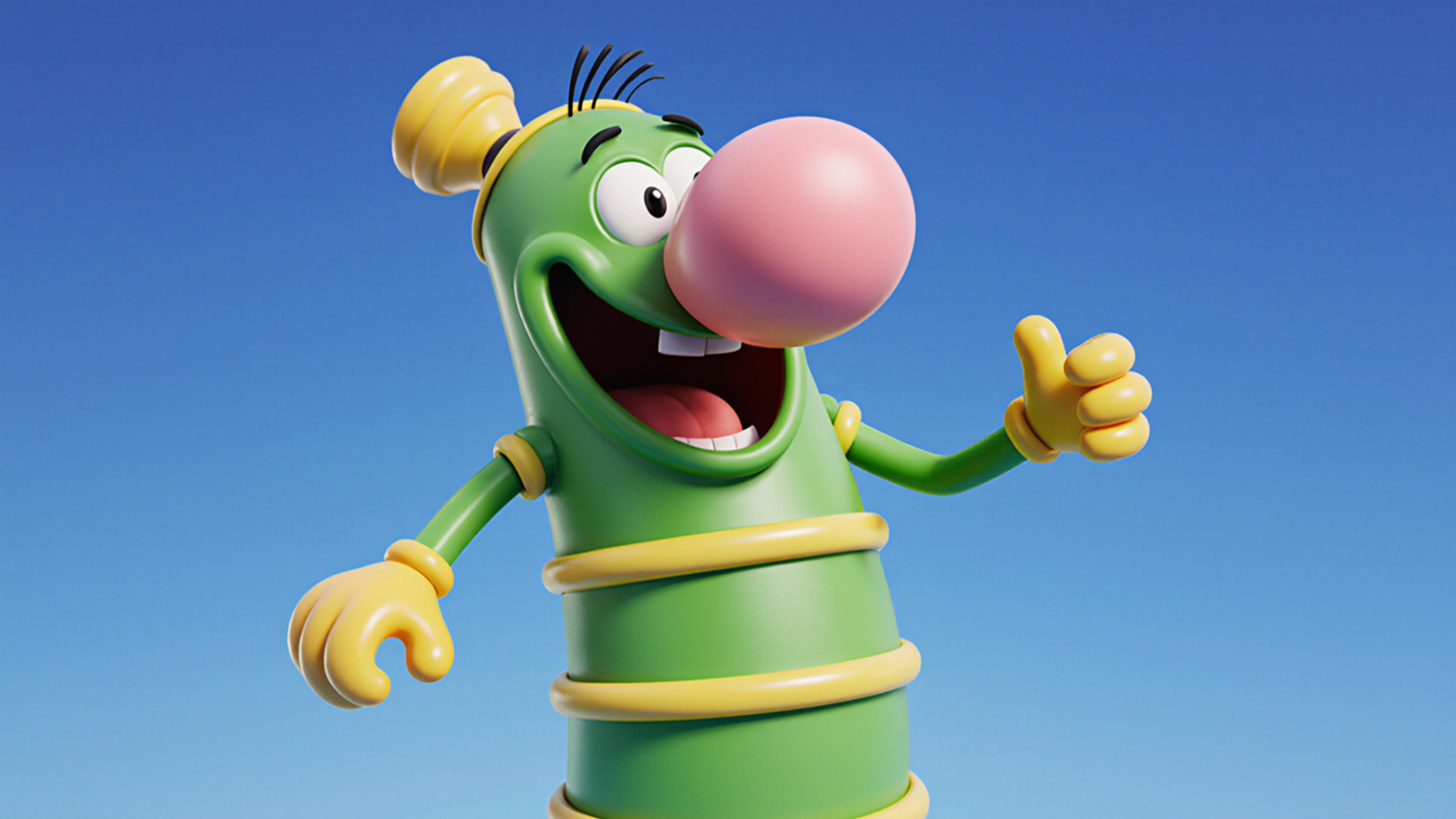Old School Cartoon Style Character Wacky Funny Wallpaper 4K UHD ...