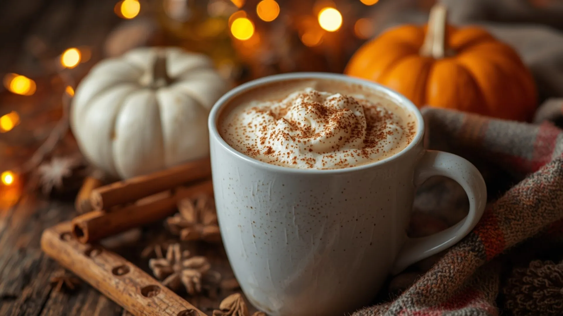Thanksgiving Pumpkin Spice Latte Cozy Wallpaper 4K UHD (3840x2160) - HDPeek