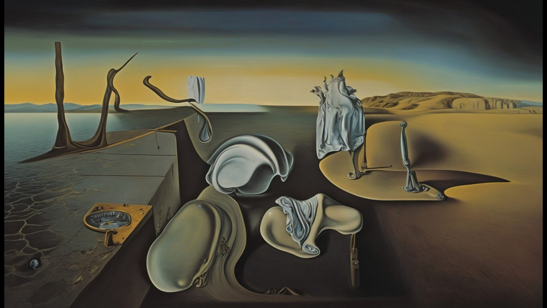 🖼️ The Persistence of Memory 2K Wallpaper